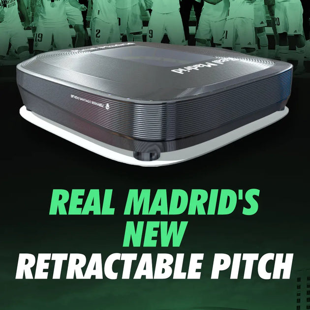 Real Madrid's new retractable pitch! – 1minfootball